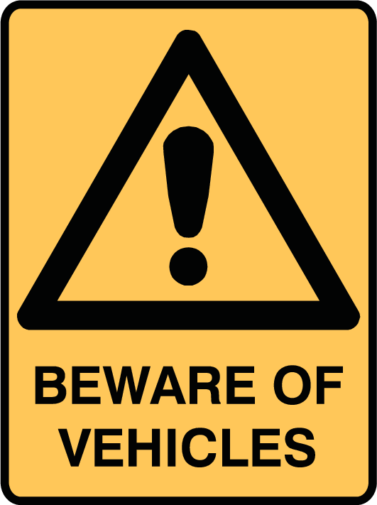 Plastic Tags - Warning Beware Of Moving Parts Safety Sign