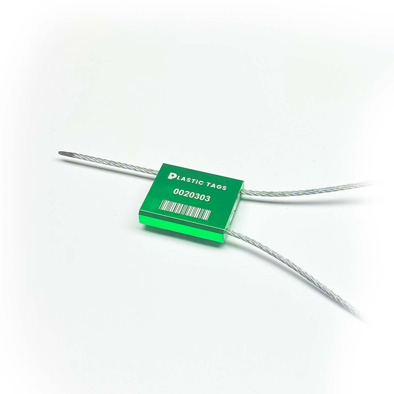 Plastic Tags - Engraved Metal Cable Seal - 1.5mm - CARSeal / CableSeal