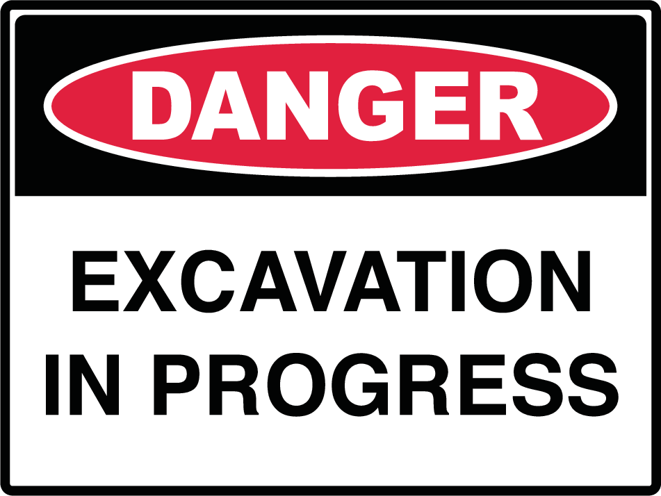 Plastic Tags - Danger Formwork Stripping in Progress Keep Clear Safety Sign