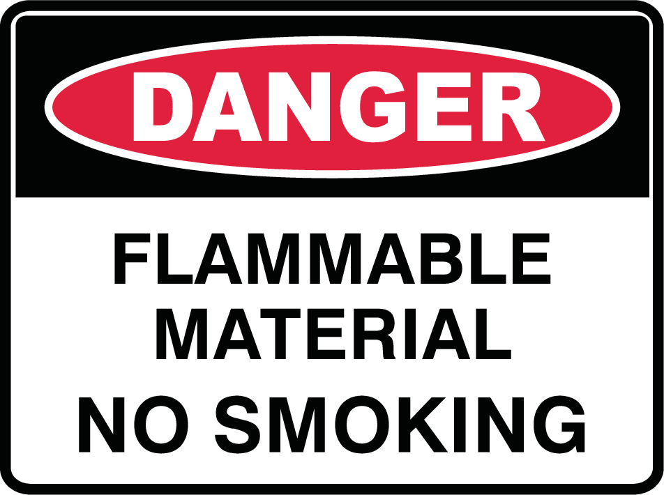 Plastic Tags - Danger LP Gas Storage No Smoking or Open Flames Within a ...