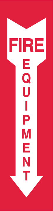 Plastic Tags - Fire Fighting Equipment Safety Sign