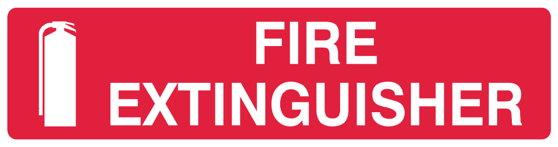 Plastic Tags - Fire Extinguisher Tag Safety Sign