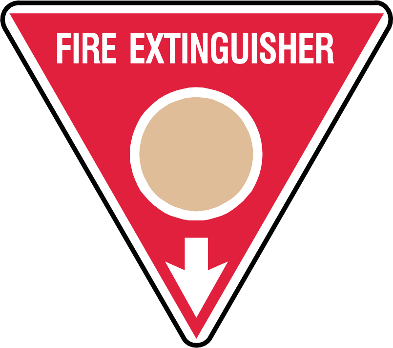 Plastic Tags - Fire Extinguisher Tag Safety Sign