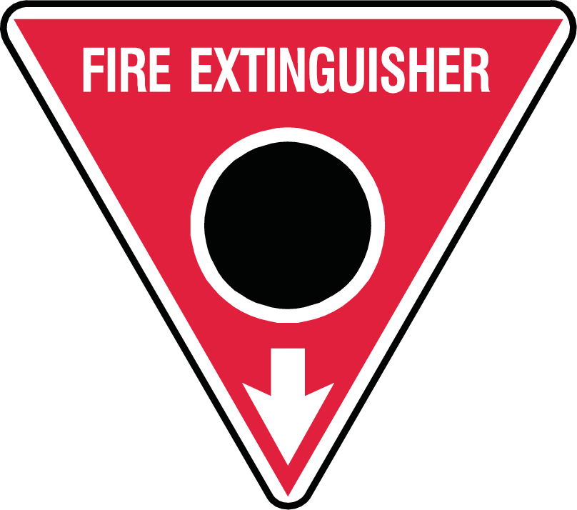 Plastic Tags - Fire Extinguisher Carbon Dioxide (CO2) Black Type ...