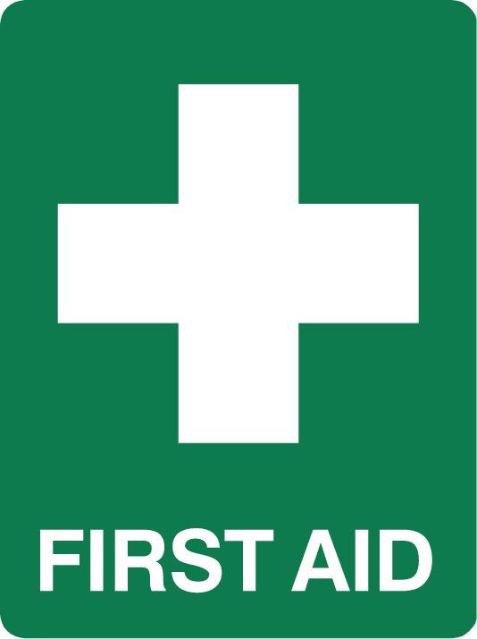 Plastic Tags - First Aid Safety Sign