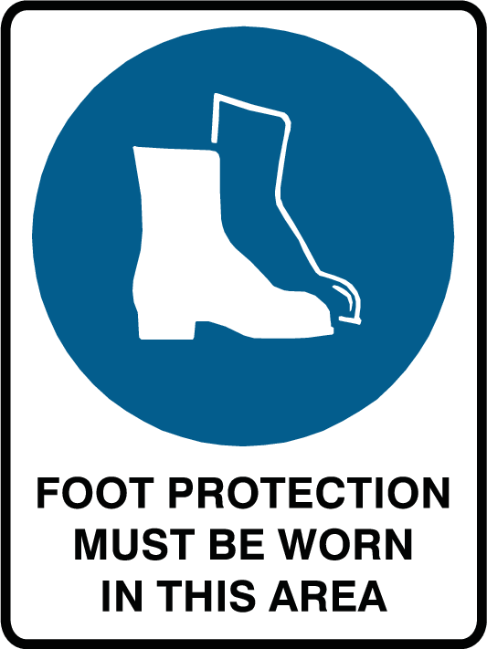 Plastic Tags - Safety Hardness Must Be Worn Safety Sign