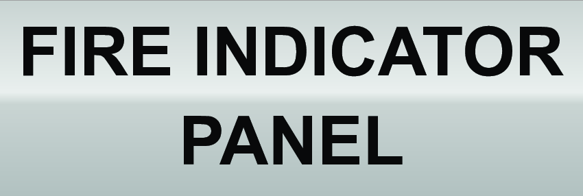 Plastic Tags - Fire Indicator Panel Sign