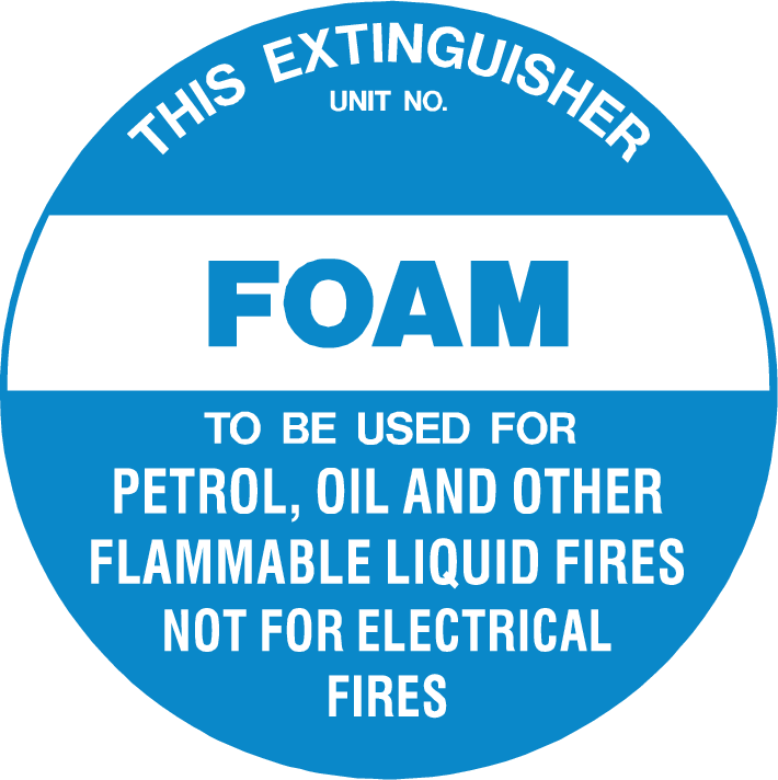 Plastic Tags - Fire Extinguisher Tag Safety Sign
